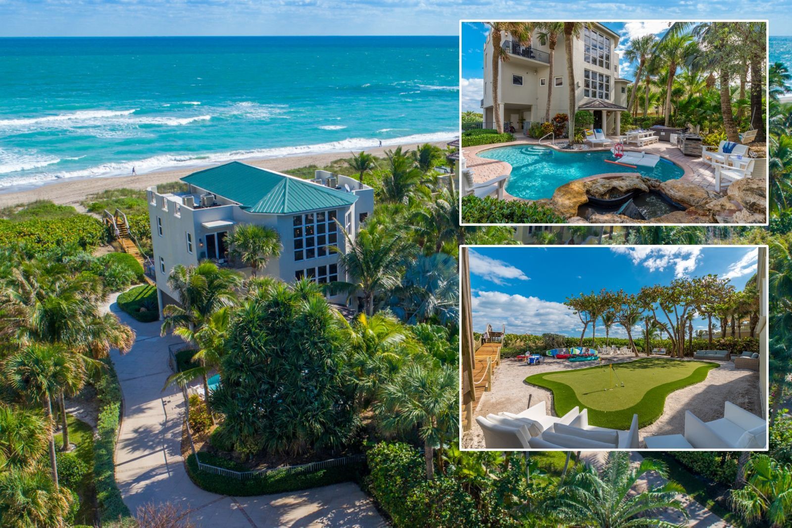 Chateau de la Mer: Jensen Beach Beachfront Estate