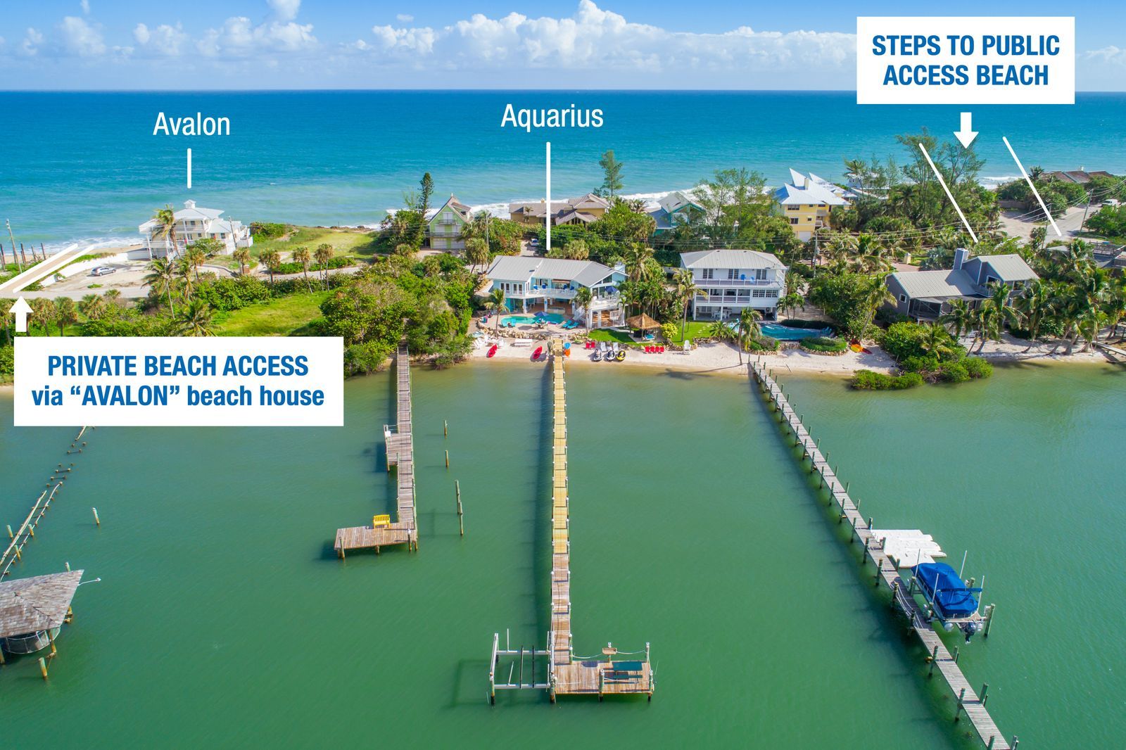 Aquarius Resort: Side by Side Riverfront Beach Rentals in Florida