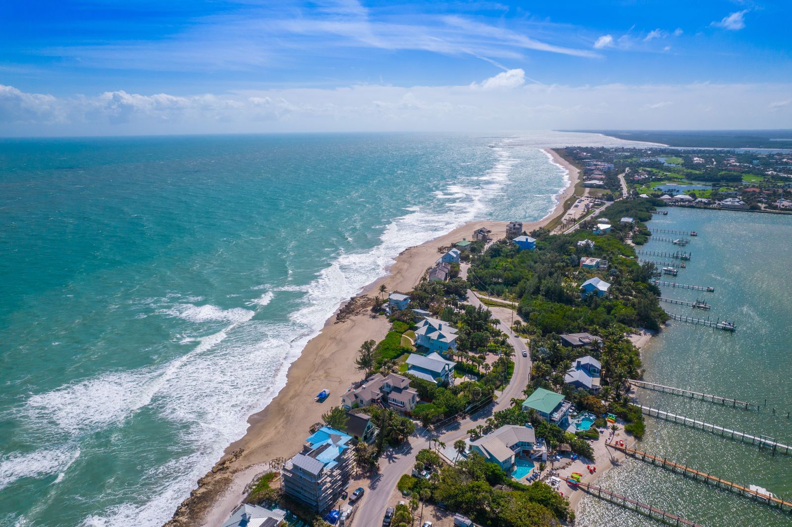 Aquarius Oceanside: Stuart FL Beachfront Rental with River Access